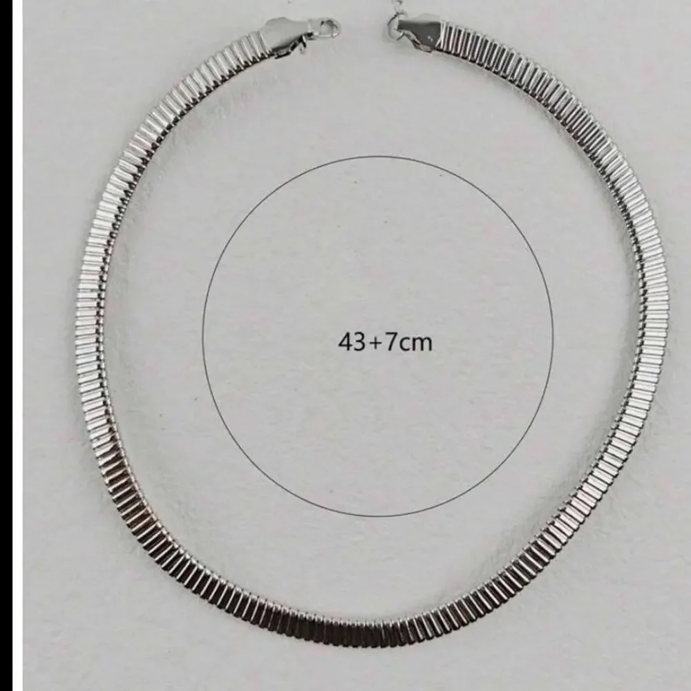 Stampd | Jewelry | Silver Collar Statement Choker Grunge Punk Spiral ...